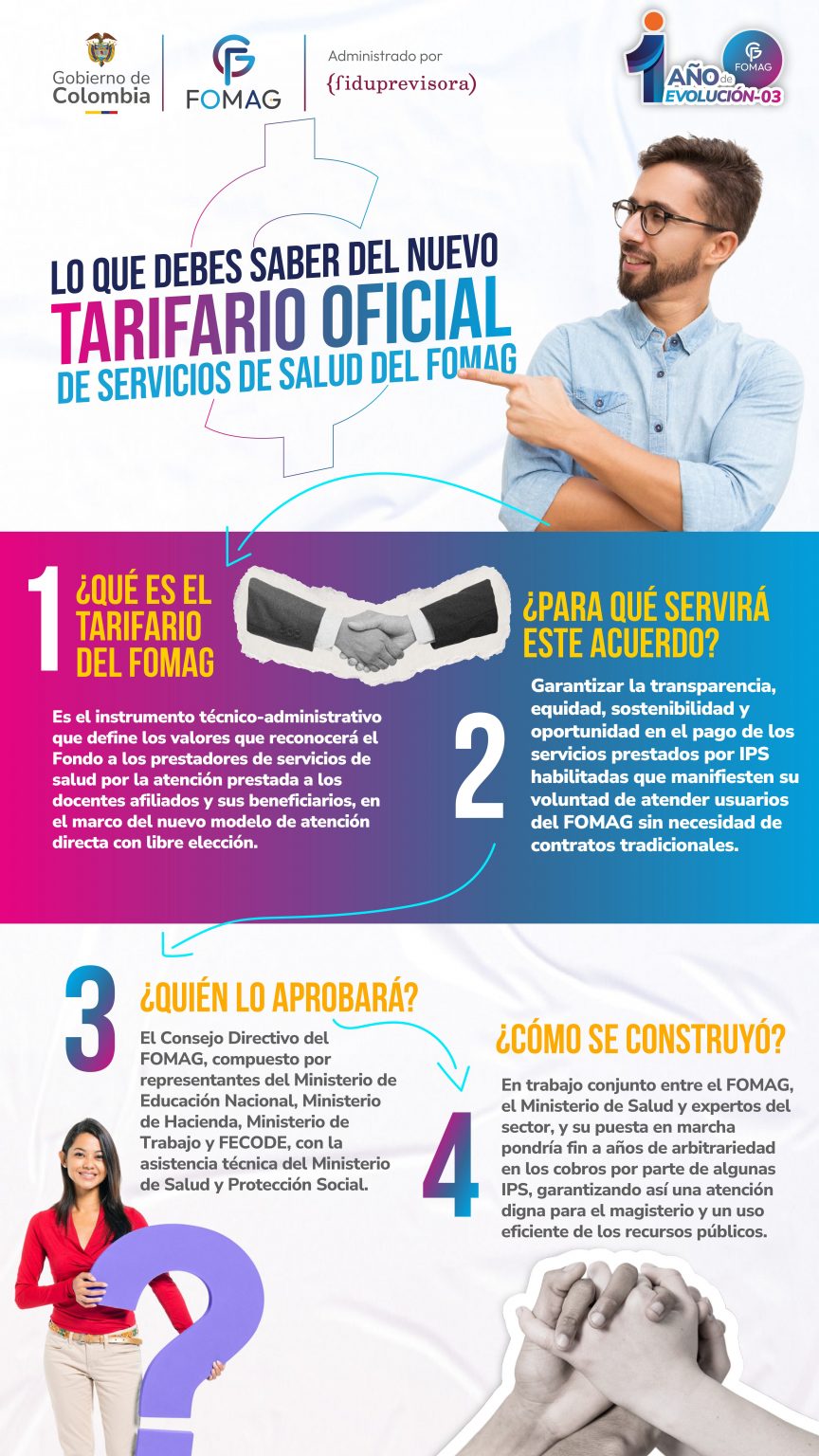 Nuevo tarifario del FOMAG asegura eficiencia y control en servicios de ...