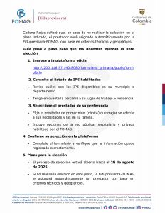 Fiduprevisora – FOMAG amplía su red de salud e implementa la libre ...